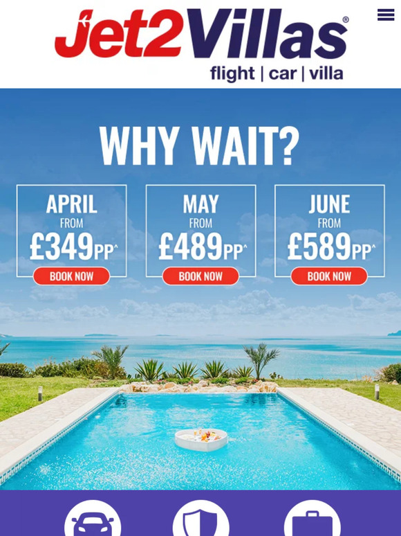 Jet2holidays: Why wait? | Milled