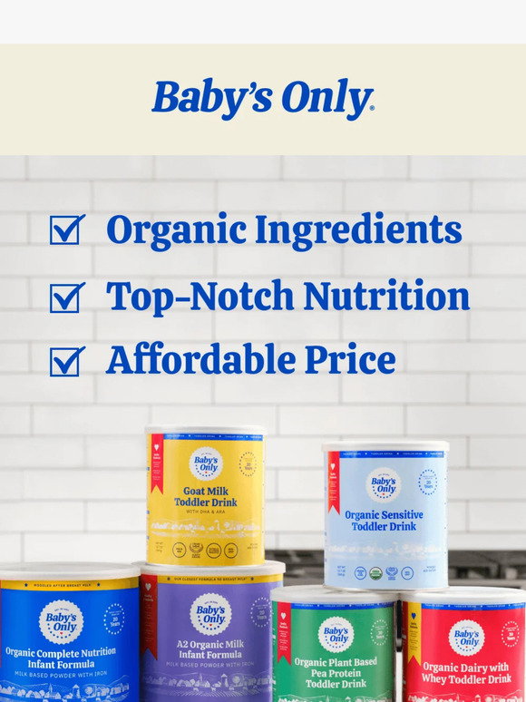 Nature's One: How our affordable, organic formula compares to other ...