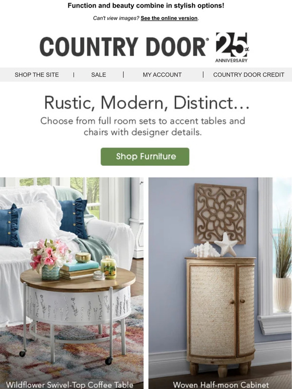 Country Door: YES! Unique, Farmhouse-Inspired Furnishing and Art. | Milled