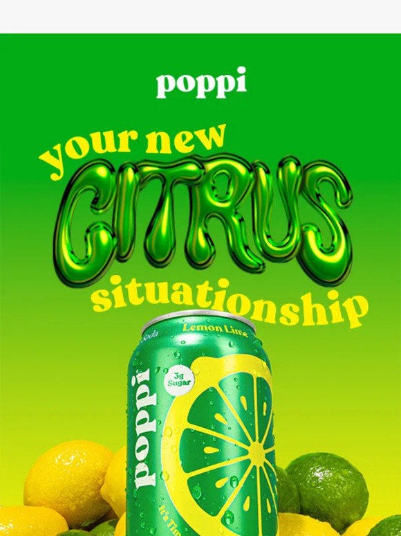 Poppi: be the first to taste Lemon Lime! 🍋🥤😋 | Milled