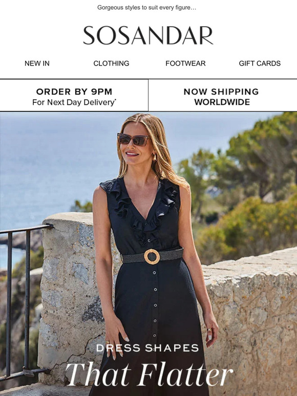 Sosandar: The Most Flattering Dress Shapes EVER! | Milled