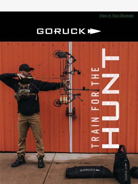 GORUCK: The Cameron Hanes Collection | Milled