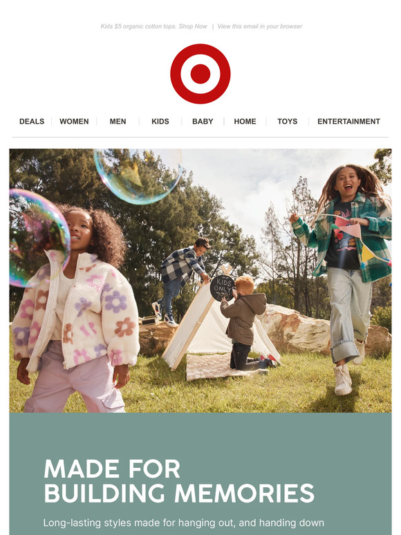 Target: Made for building memories | Milled