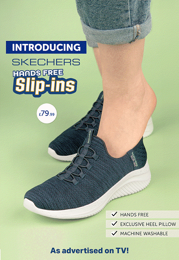 Shoe Zone: NEW Skechers hands free slip-ins have arrived! | Milled