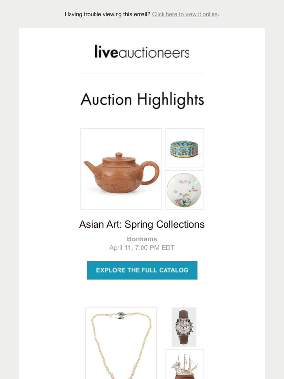 LiveAuctioneers: This Week's Auction Highlights | Milled