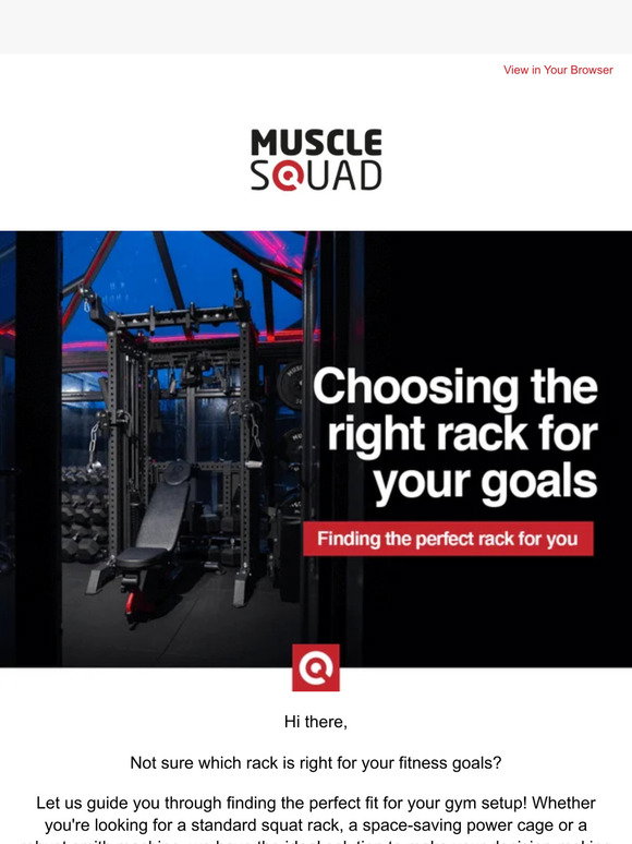 MuscleSquad: Finding the perfect rack for you | Milled