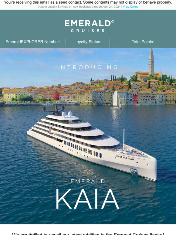 Emerald Cruises: Seed - Introducing the Next Generation Superyacht | Milled