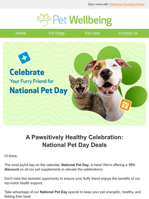 Pet Wellbeing: A Pawsome Way to Celebrate National Pet Day | Milled