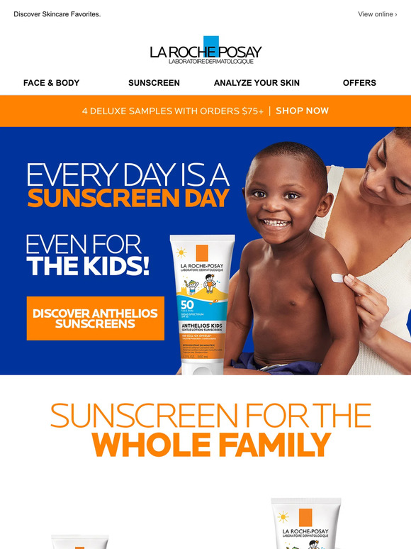 La Roche-Posay: Sunscreens & samples for the entire family! | Milled