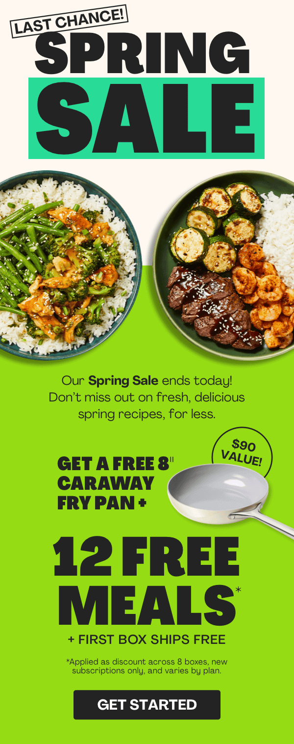HelloFresh 12 FREE MEALS Sale Ends Tonight Milled