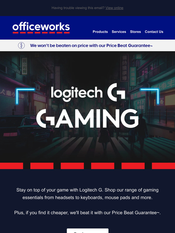 Officeworks: Elevate your game with Logitech 🎮 | Milled