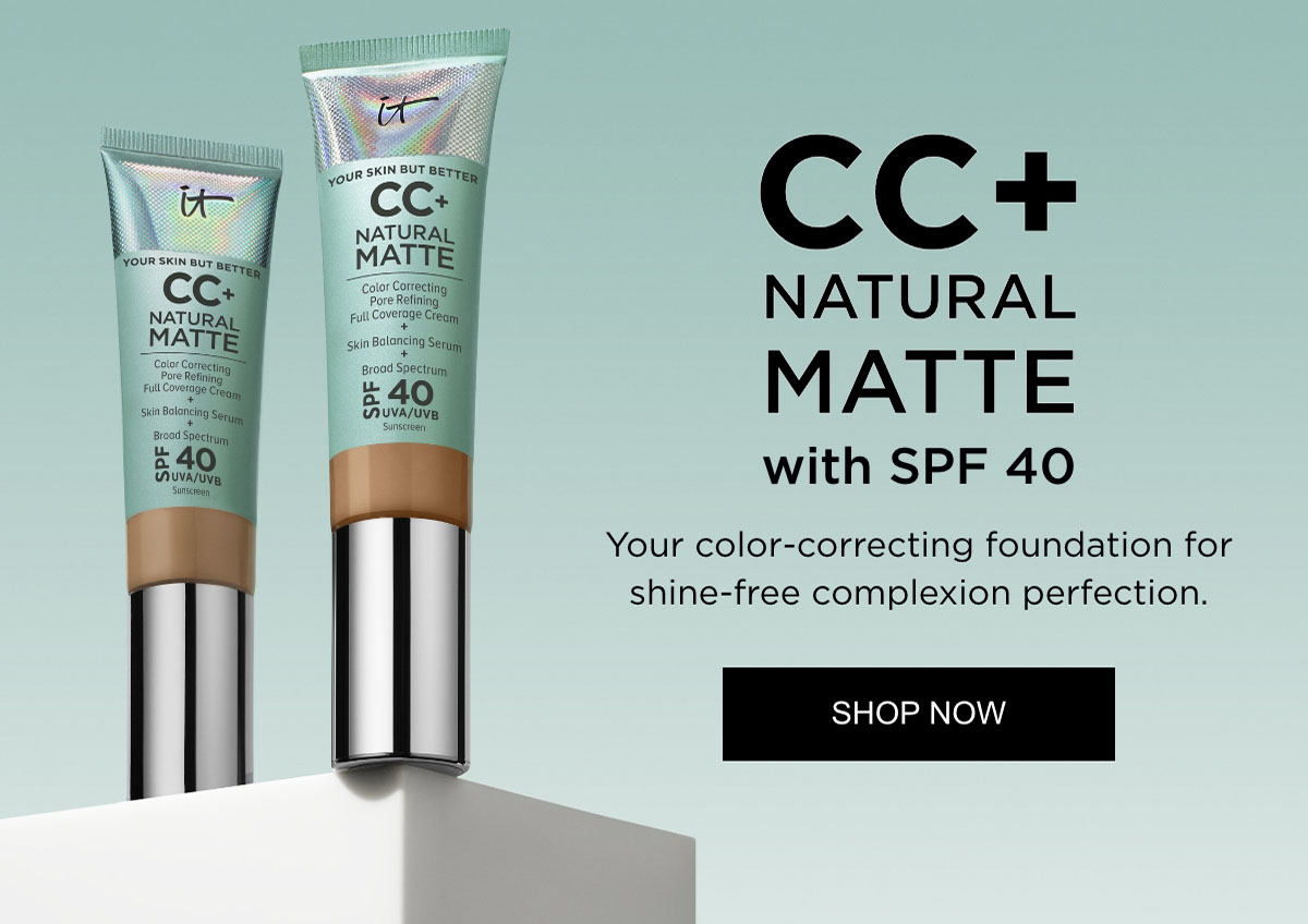 IT Cosmetics: CC+ Natural Matte: A Makeup Must-Have | Milled