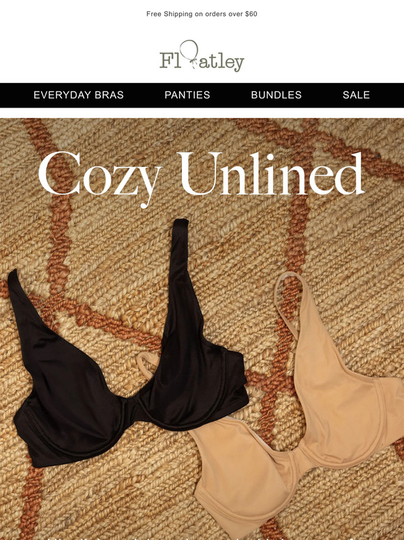 Floatley: Indulge in the Comfort of the Cozy Unlined Bra! | Milled
