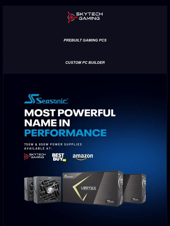 Skytech Gaming: Charge up your rig with Seasonic power supply units ...