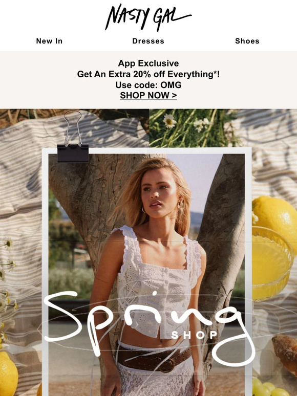 nastygal: Iconic spring outfits you need | Milled