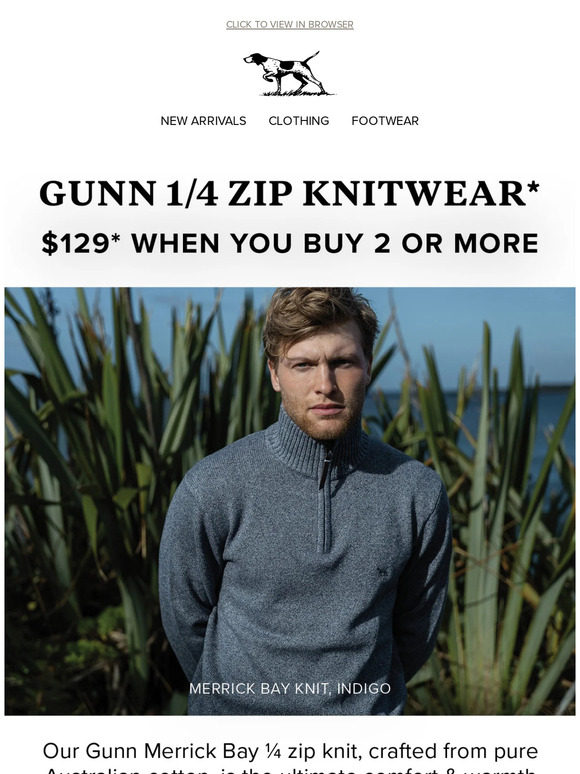 Rodd & Gunn US: Our bestselling Merrick Bay knit in pure Australian ...