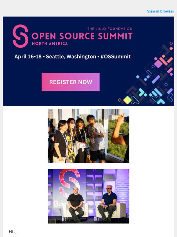 The Linux Foundation: Don't Miss Out: Final Opportunity to Join Open ...