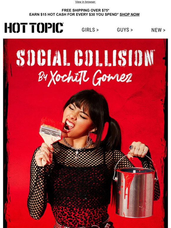 Hot Topic: ⚫ It's time! Xochitl Gomez's debut Social Collision ...