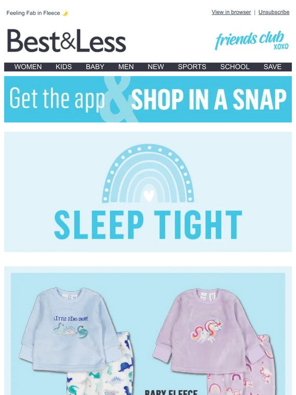Best & Less: Fluffy Sleep Styles for the Fam! | Milled
