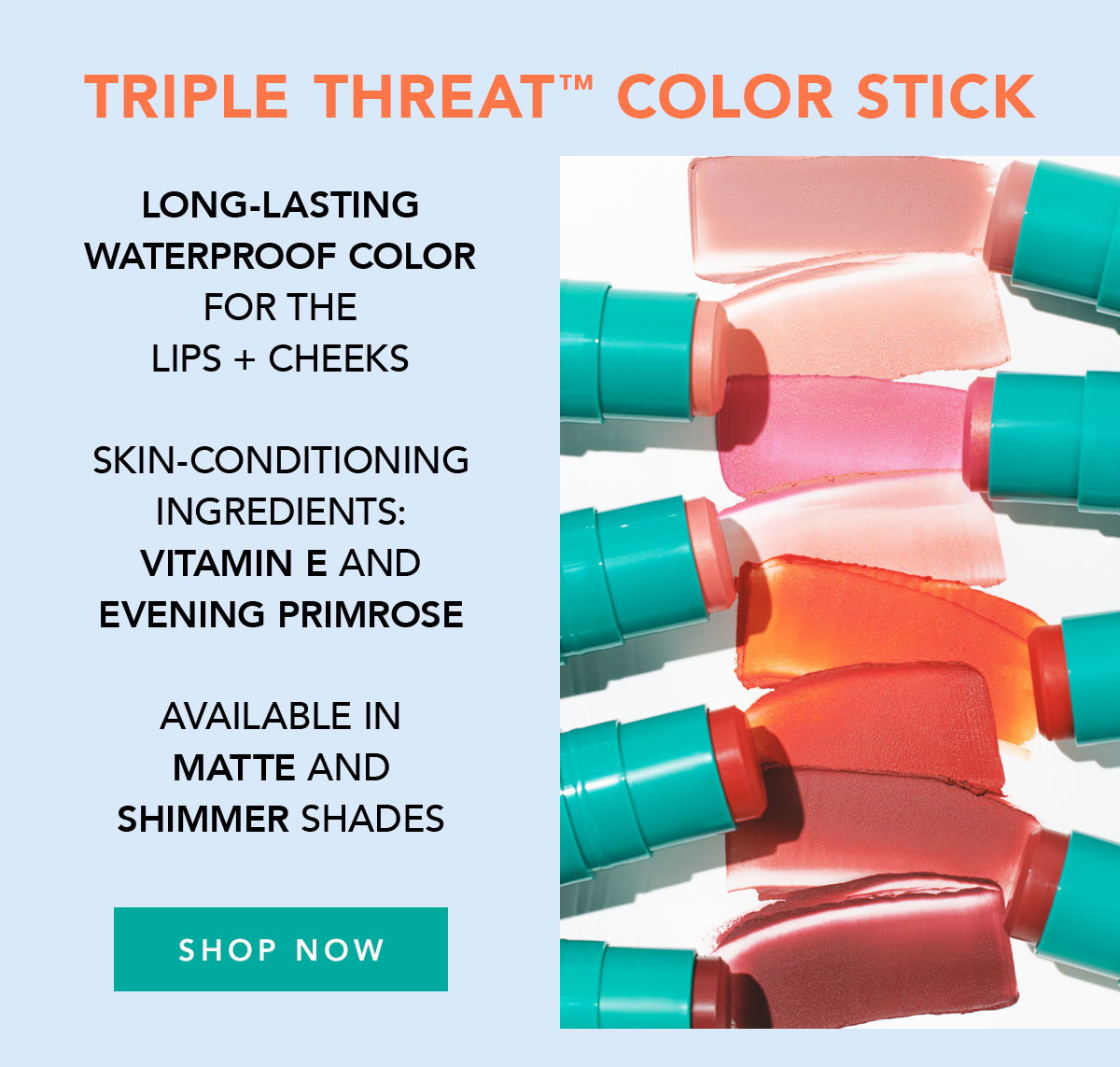 Thrive Causemetics: New Shade! Triple Threat™ Color Stick 🧡 | Milled