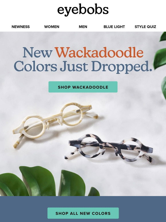 eyebobs: New colors in a most surprising best seller. | Milled