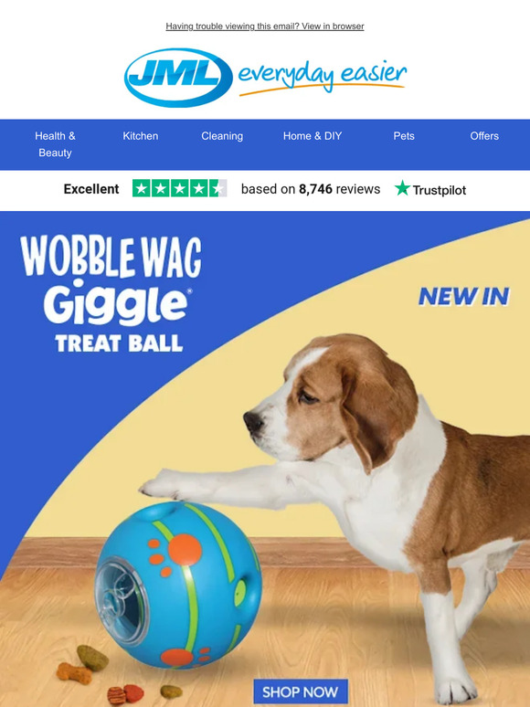 JML Direct: Your dogs favourite toy is inside! 🐶 | Milled