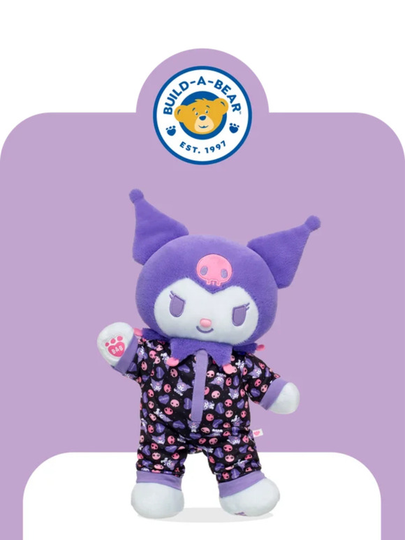 Build-A-Bear: Purple Kuromi Plush Back in Stores & Online! | Milled