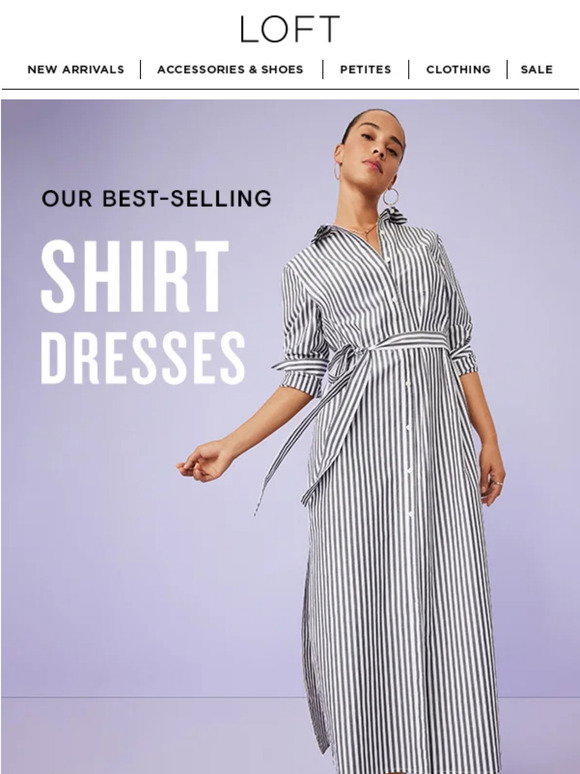 Loft: Our best-selling dress is BACK for spring | Milled