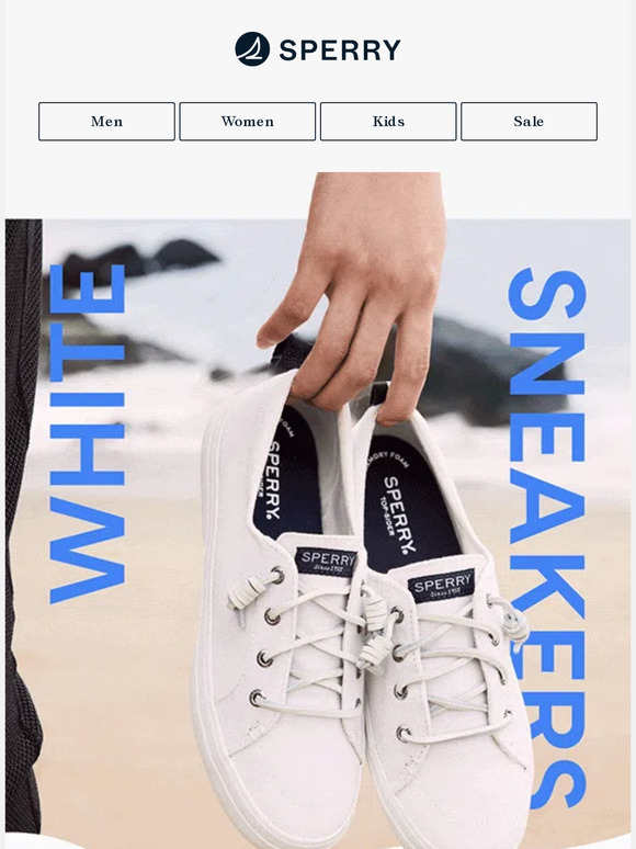 Sperry: White Sneaks are Always On-Trend | Milled