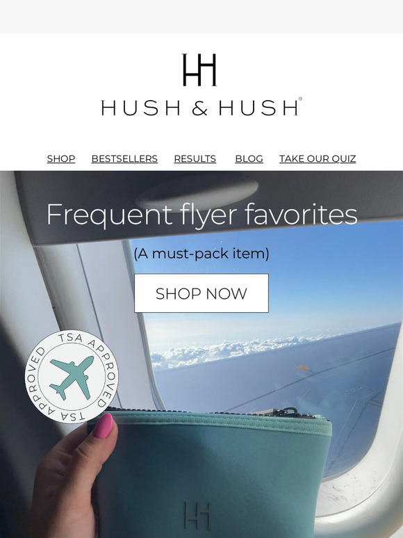 Hush & Hush: Pack this for your next trip ️ | Milled