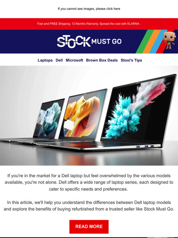 Stock Must Go: 🖥️Choosing The Right Dell Laptop... | Milled