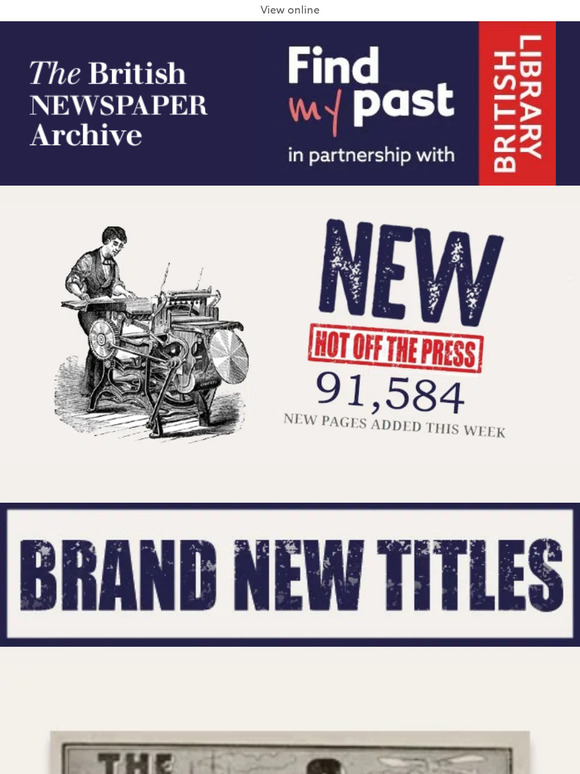 British Newspaper Archive: Painting A Picture of the Past | Milled