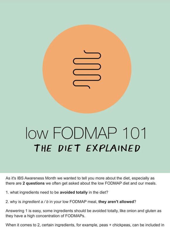 Field Doctor: Low FODMAP 101: the diet explained | Milled