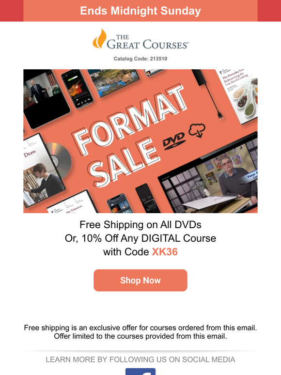 The Great Courses: All Courses on Sale + Free Shipping & 10% Off ...