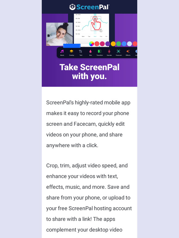 ScreenPal: 📱—: Try the ScreenPal mobile app! | Milled