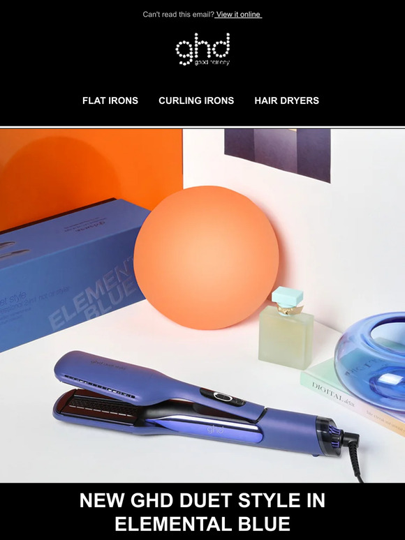 ghd: Discover NEW limited edition ghd duet style in elemental blue🧡 ...