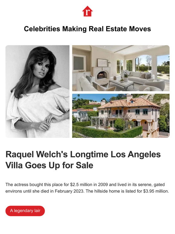 Realtor: Raquel Welch's L.A. villa now up for sale, Bill Gates ready to ...
