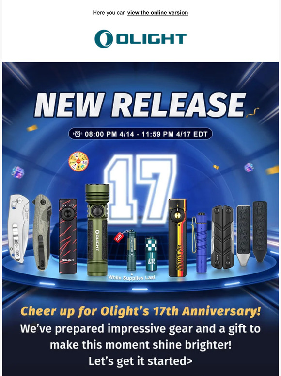 Olight Email Newsletters: Shop Sales, Discounts, and Coupon Codes