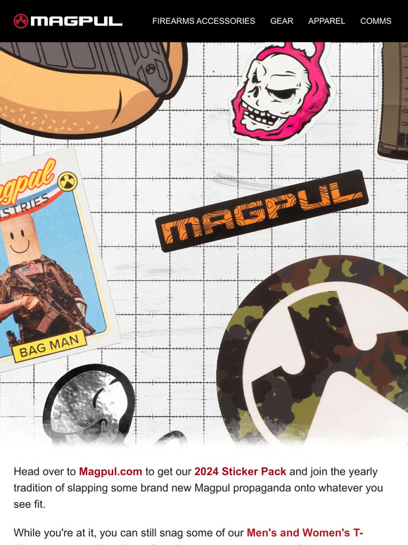 Magpul: Slap On The 2024 Sticker Pack | Milled