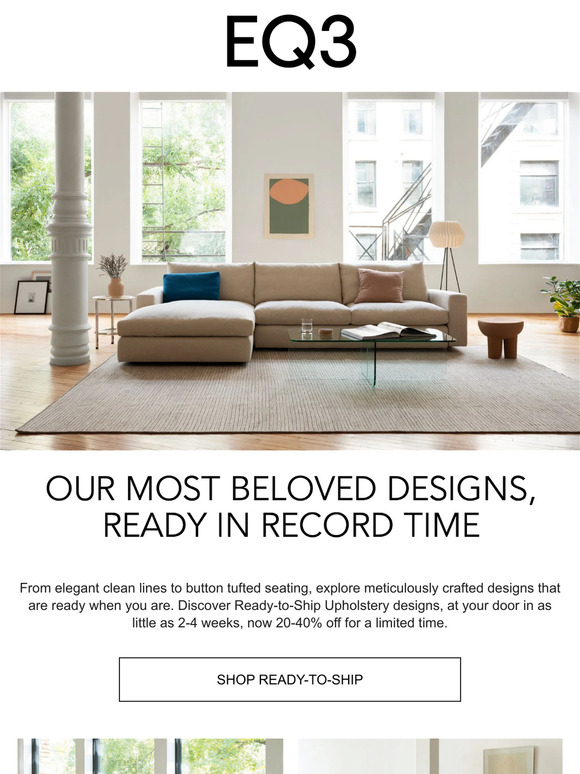 EQ3: Our most beloved designs, ready in record time | Milled