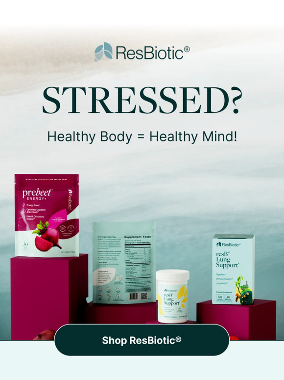 ResBiotic: How stress & physical health are linked | Milled
