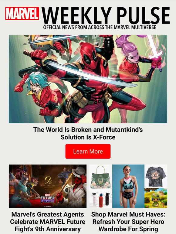 Marvel: Marvel’s Weekly Pulse 4/12: X-Force, Celebrate Marvel Future ...