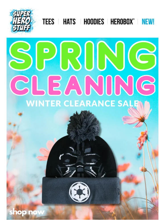 SuperHeroStuff: Winter Clearance Extravaganza Starts Now! | Milled