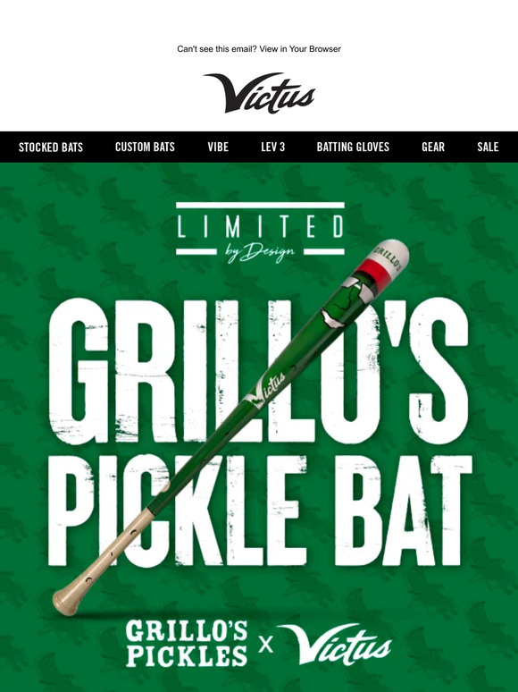 Victus: ‼️Limited Series: Grillo's Pickle Bat | Milled