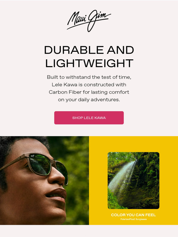 Maui Jim: Lightweight and Durable Lele Kawa | Milled