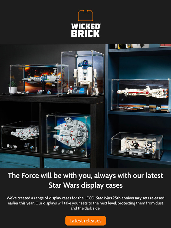 Wicked Brick: New display cases released for Star Wars 25th Anniversary ...
