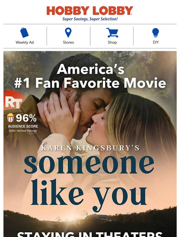 Hobby Lobby: See Karen Kingbury’s New Movie! | Milled