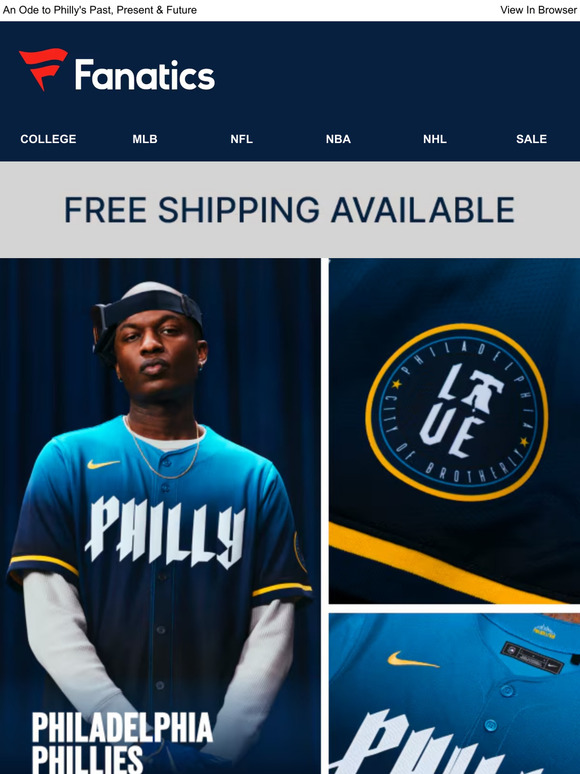 Fanatics: Unapologetically Philly --> 2024 Phillies City Connect ...
