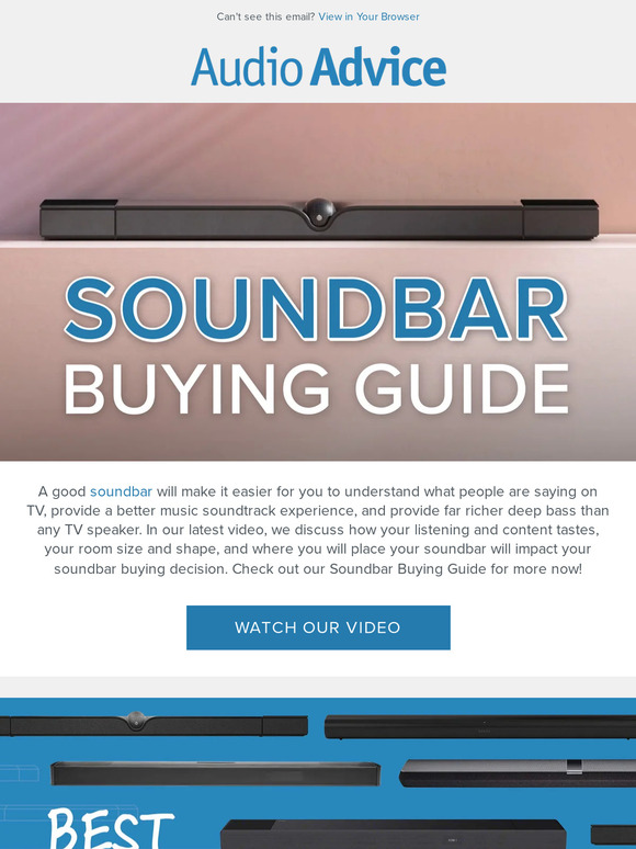 Audio Advice: 📖 Soundbar Buying Guide - Find Out What Soundbar is Best ...