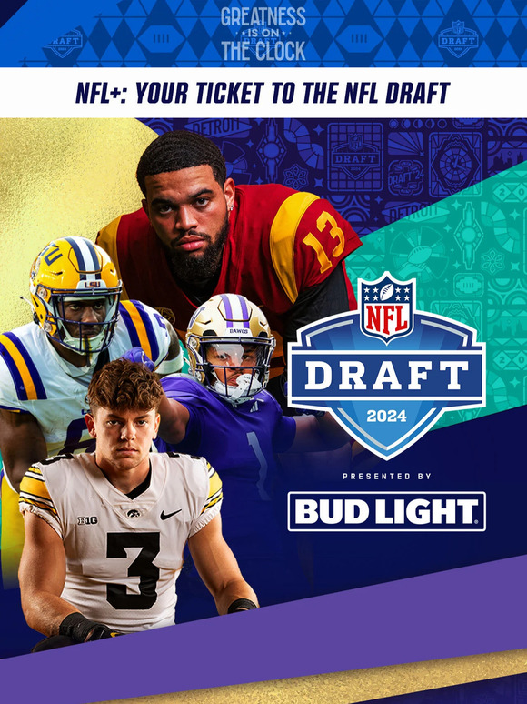 NFL Gamepass: Your Ticket To The 2024 NFL Draft Presented By Bud Light ...